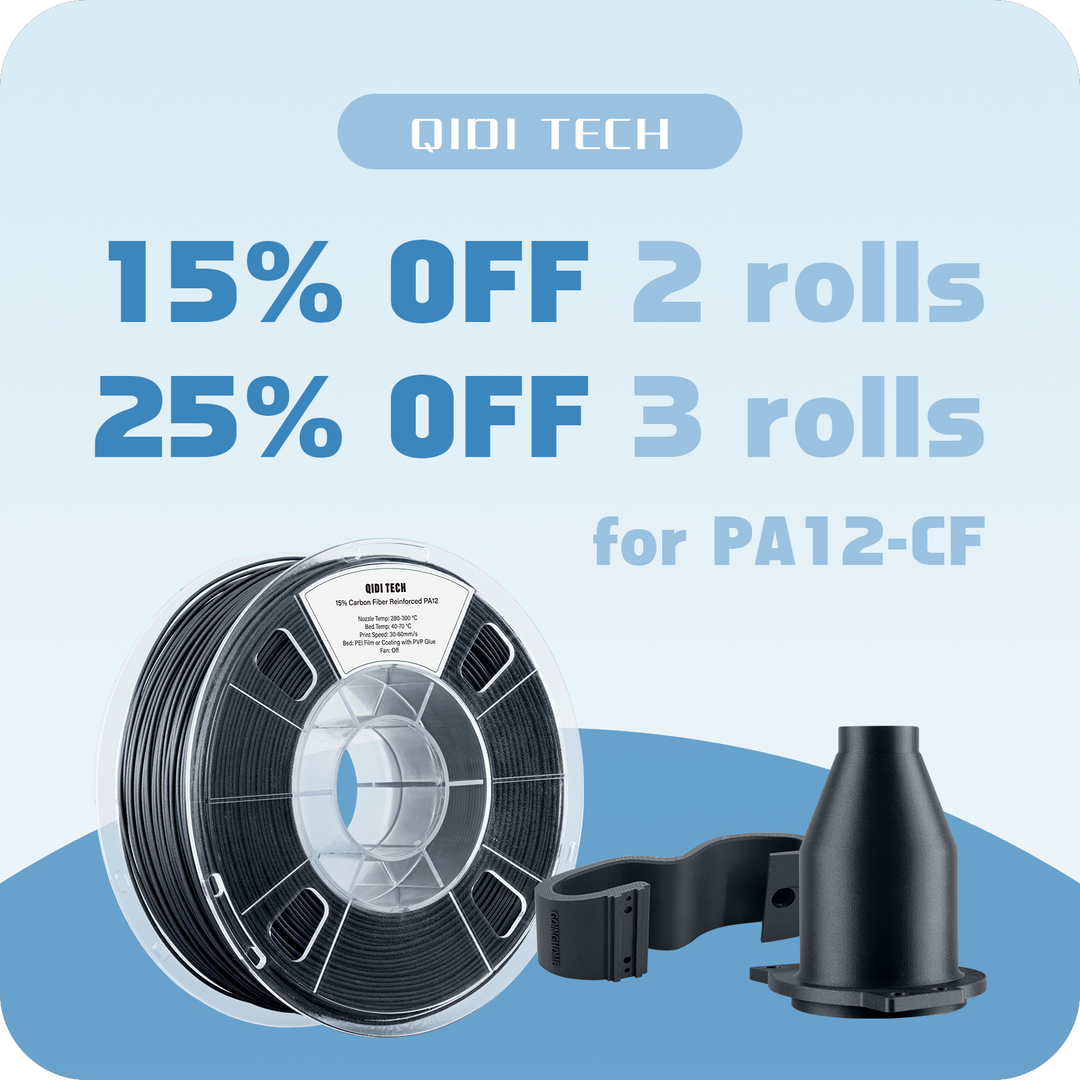 QIDI Carbon Fiber Filament PA12-CF | Optimal Strength for 3D Printing ...